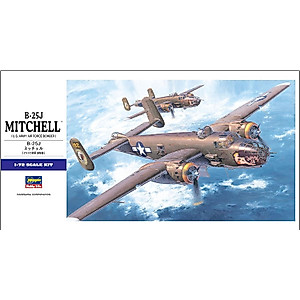 Hasegawa 1:72 Scale North American B-25J Mitchell Model Kit