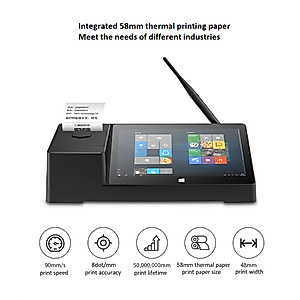 POS Thermal Printer, Tablet Computer, tablette, PIPO X3 Mini PC POS with Printer Intel Z8350 Quad Core Windows 10 Mini pc Box 1920x1200 HDMI (9inch (2+64G))