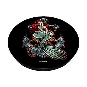 Disney Little Mermaid Tattoo Anchor Pose PopSockets PopGrip: Swappable Grip for Phones & Tablets