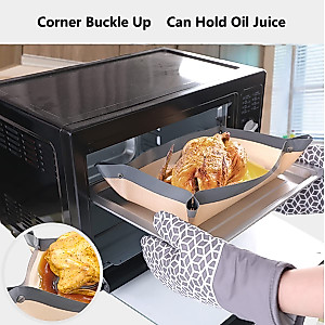 Silicone Baking Mat Eclair Baking Mat Leak Proof silicone baking mat - 4 Sheets Reusable Food Baking Mat for Non-Stick Bakeware Mats Oven Liner for Making Macaron, Pizza, Cookie, Pastry, Bread