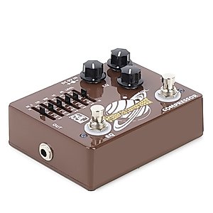 Caline DCP-10 Stella Bass Compressor EQ Effect Pedal Dual Pedal