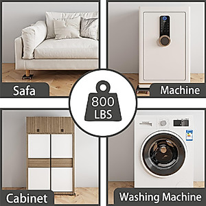 Heavy Duty Furniture Dolly,Furniture Mover 4 Wheels,360°Rotation Wheels Furniture Dolly,for Moving Heavy Furniture, Refrigerator, Sofa,Safe,Piano, Cabinet1500 Lbs Load Capacity