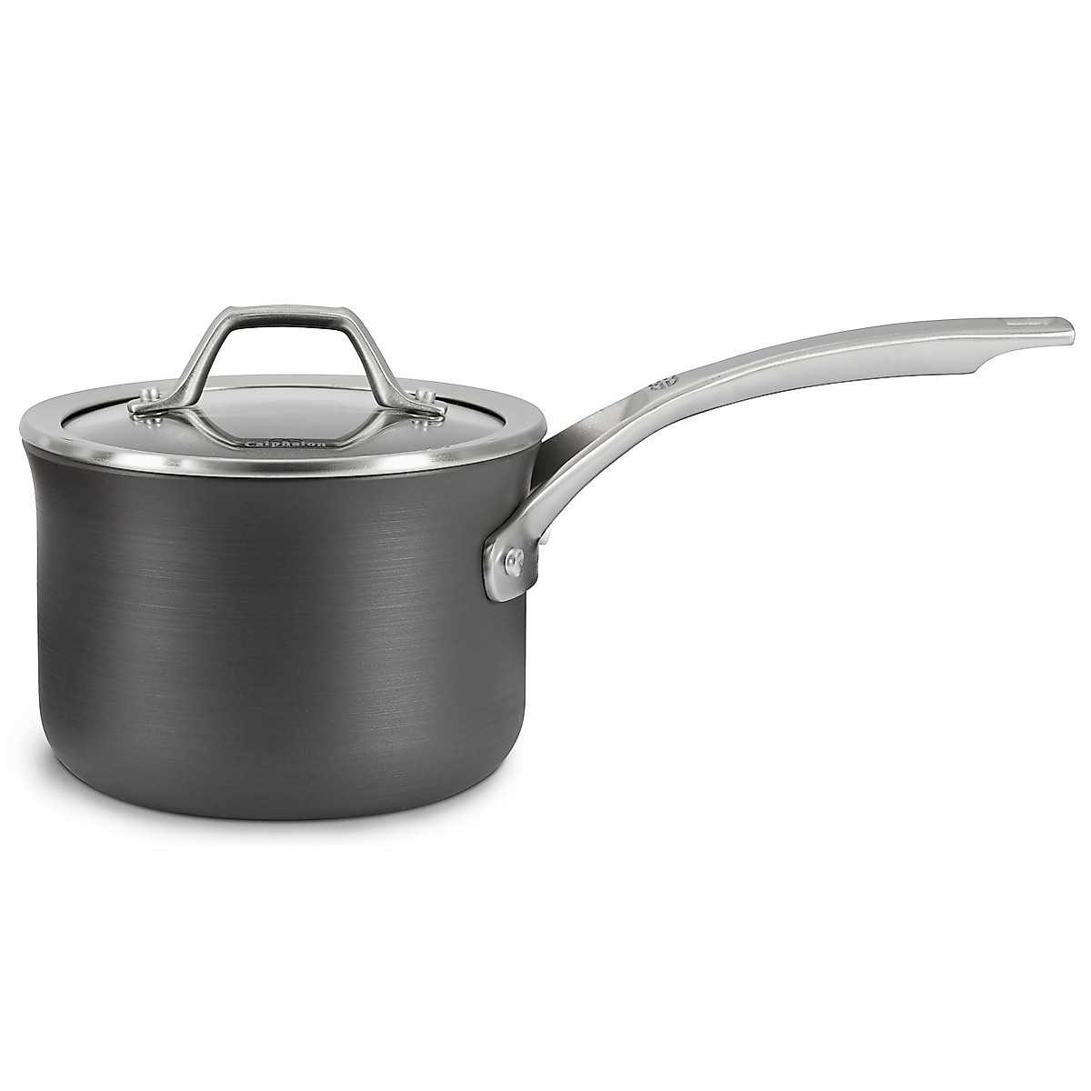 Calphalon Signature Hard-Anodized Nonstick 2-Quart Sauce Pan with Cover, 2 QT