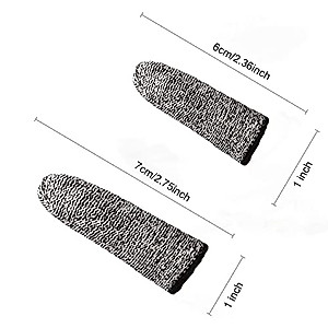 JADE KIT 12 PCS Finger Cots Cut Resistant Protector, Finger Covers for Cuts, Gloves Life Extender, Cut Resistant Finger Protectors for Kitchen, Work, Sculpture, Anti-Slip, Reusable