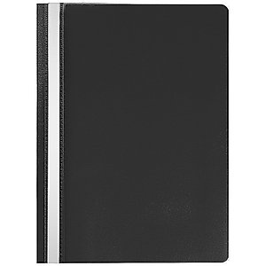 Q Connect A4 Project Folder - Black (Pack of 25)