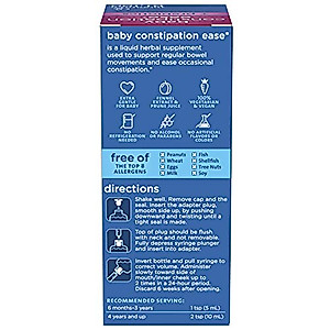 Mommy's Bliss - Constipation Ease - 4 FL OZ Bottle