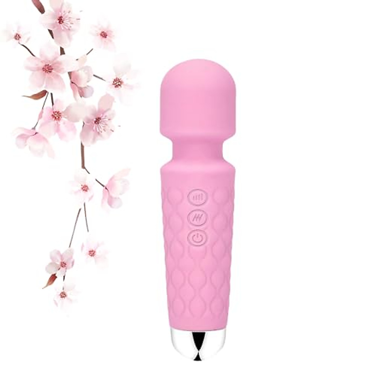 LUMIO Body Back Relaxation Massager - Mini - Travel - 9 Speeds 19 Modes - for Back - Foot - Arm Muscle Relaxation (Pink)