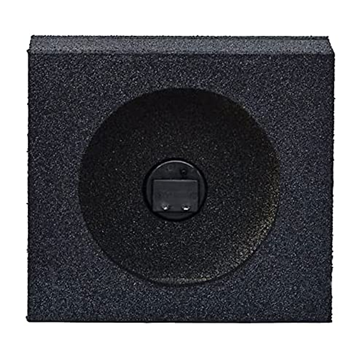 Q Power QBomb QBTW6.5 Single 6.50 Inch Heavy Duty MDF Material Car Audio Speaker Enclosure Boxes with Bedliner Spray Coating Finish, 2 Pack