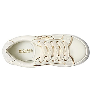 Michael Kors Girl's Jordana Poppy (Little Kid/Big Kid) White Smooth 3 Little Kid M