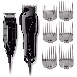 Andis Men's Electric Hair Clippers and Hair Trimmers Combo Set with BONUS FREE OldSpice Body Spray Included