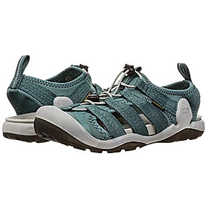 KEEN Women's Clearwater CNX Sport Sandal, Balsam/North Atlantic, 10