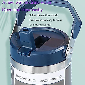 westlion IceFlow Stainless Steel Tumbler with Straw-Vacuum Insulated Water Bottle for Home, Office or Car - Reusable Cup with Straw Leakproof Flip Cold for 12 Hours or Iced for2Days(wq-black 20oz)