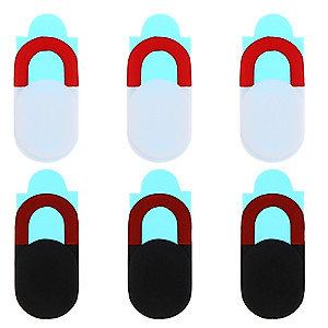 Sosoport 6pcs Privacy Cover Computer Computer Tablet Black Slides for Computer Phone Laptop Computer Phone Privacy Protective Patch Slider Peeping Abs Set