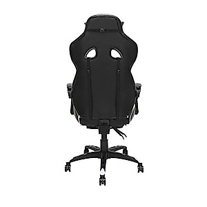 RESPAWN 110 Ergonomic Gaming Chair with Footrest Recliner - Racing Style High Back PC Computer Desk Office Chair - 360 Swivel, Adjustable Lumbar Support, Headrest Pillow, Padded Armrests - 2019 White