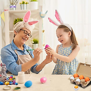 Sportsvoutdoors 6PCS Egg Kitchen Toys, Wooden Toy Food, Kids Play Food Cooking DIY Kitchen Pretend Play Food Set, Easter Eggs