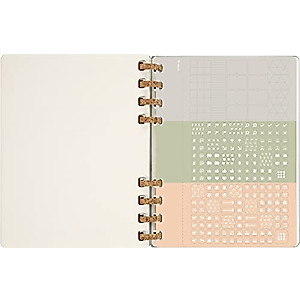 Moleskine Spiral 12 Month 2023 Academic Year Planner, Hard Cover, XL (7.5" x 9.75"), Oyster