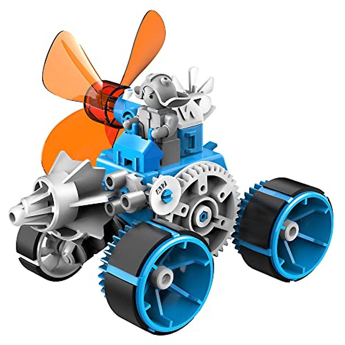 Thames & Kosmos WindBots 6-in-1 Engineering STEM Kit | Build 6 Wind-Powered Bots, No Batteries/Electricity Required | Explore Wind Technology, Gear Ratios & More | Full-Color Manual & Experiment Guide
