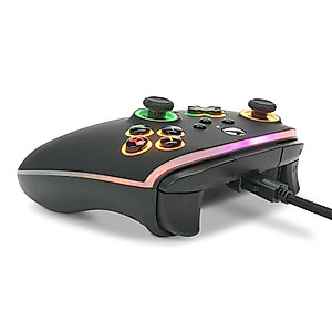 PowerA Spectra Infinity Enhanced Wired Controller for Xbox Series X|S, Gamepad, Wired Video Game Controller, Gaming Controller, Xbox One, Officially Licensed - Xbox Series X (Renewed)