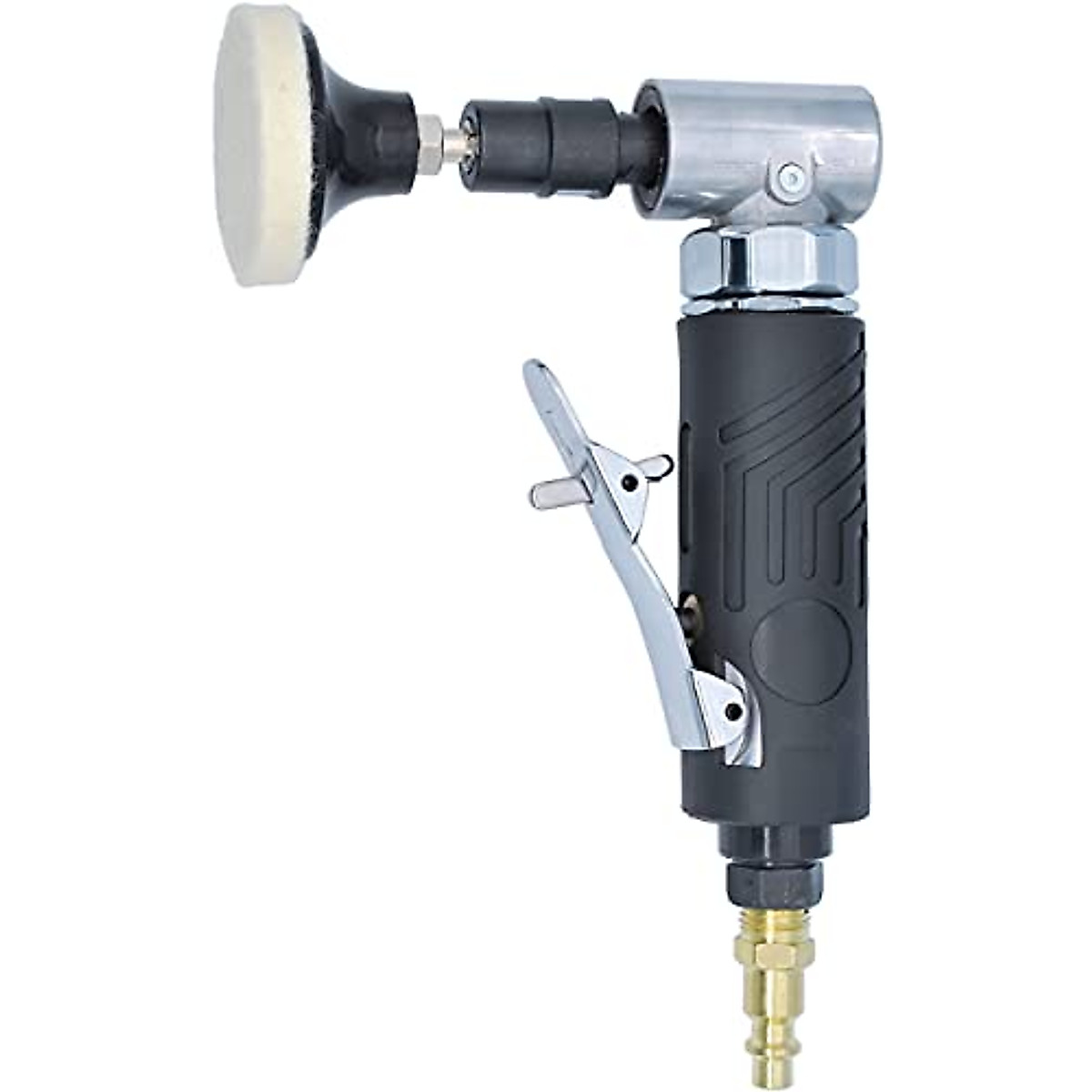 1/4 Inch Angle Air Die Grinder, Mini Angle Air Grinder With 9 Pcs 2 Inch Roll Lock Polishing and Sanding Discs For Air Die Grinder Kit Pneumatic Tools By BOWD