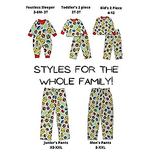 Sesame Street Elmo Cookie Monster Infant Toddler Footless Sleeper Pajamas (2T, Gray)