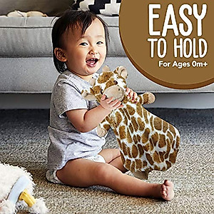 LIBLER Giraffe Baby Security Blanket, Loveys for Babies 15 inches, Plush Baby Blanket, Animal Baby Blanket, Animal Blankets for Babies, Security Blankets for Babies, Baby Blankets Unisex