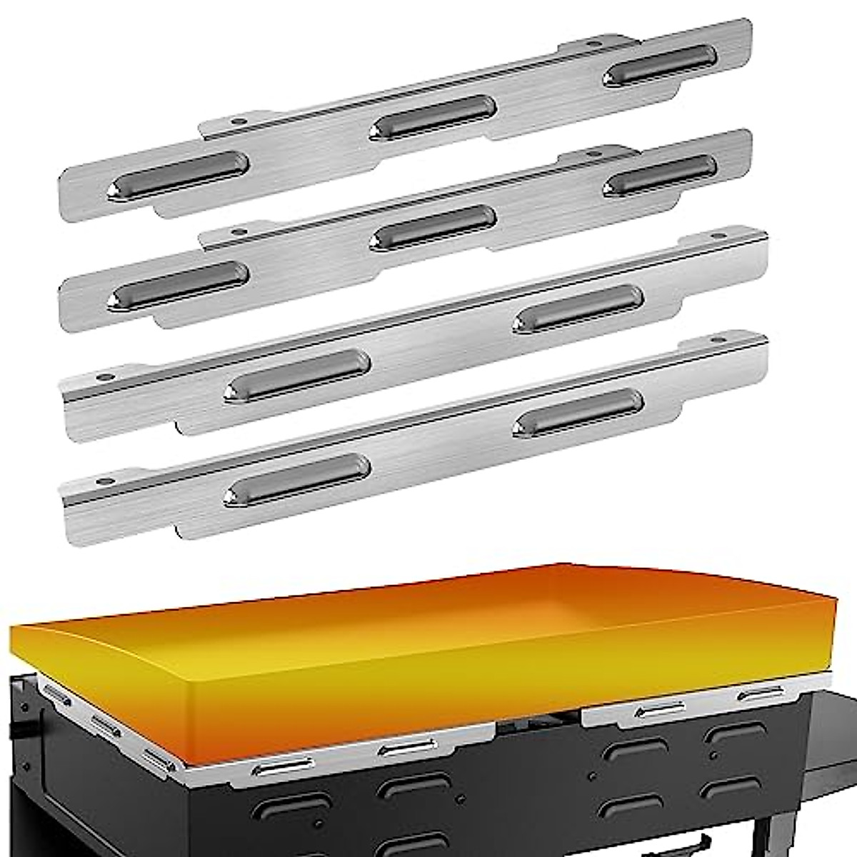 Wind Guard for Blackstone 36" Griddle,Stainless Steel Magnetic for Blackstone Griddle Accessories Fit for Grease Catcher,Hood,Side Shelf,Protect Flames Hold Heat,Wind Screen Gear for Grill Gas Saving