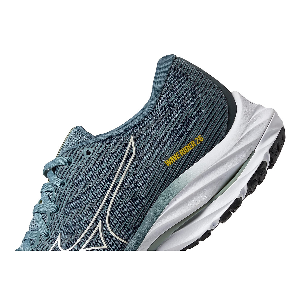 Mizuno Men's Wave Rider 26 | Neutral Running Shoe | Goblin Blue/Vaprous Grey | US 10
