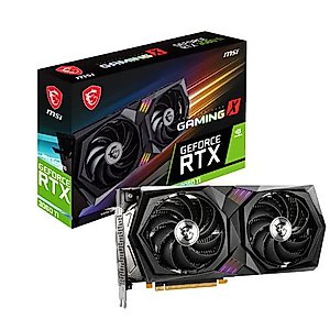 MSI Gaming GeForce RTX 3060 Ti LHR 8GB GDRR6 256-Bit HDMI/DP Nvlink Torx Fan 4 RGB Ampere Architecture OC Graphics Card