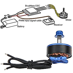 VGEBY RC Motor Brushless Motor 1750KV/2300KV/2600KV 2207 Motor RC Metal Motor Replacement for RC Drone/FPV(2600KV) Sportinggoods Model Aircraft Accessories