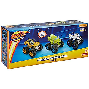 Fisher-Price Nickelodeon Blaze & The Monster Machines, 3 Pack Die-Cast Pack #2