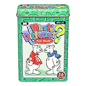 Super Duper Publications | What's Different? Fun Deck Flash Cards | Educational Learning Resource for Children