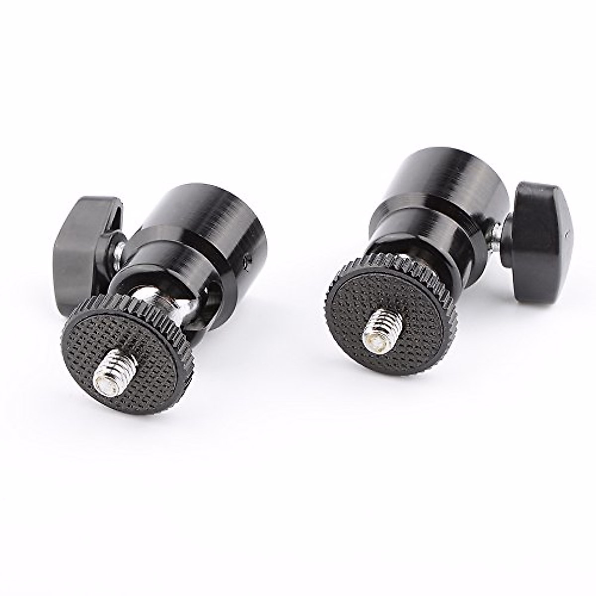 CAMVATE 360 Degree Swivel 1/4"-20 Mini Ball Head for DSLR Cameras Tripods Monopods Light Stand (2 Pieses) - 1817