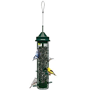 Squirrel Buster Classic Squirrel-proof Bird Feeder w/4 Feeding Ports, 2.4-pound Seed Capacity