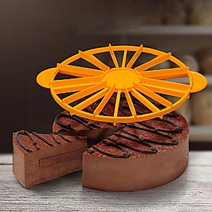 Round 10/12 Piece Equal Portion Cake Model Cutter Cake Portion Marker Cake Cutter For Even Slices Cutter K6e8 Cheesecake Slicer