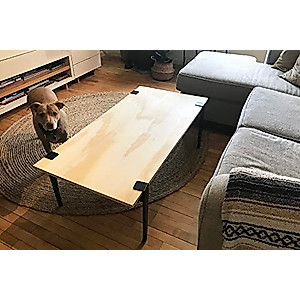 Shepherd Hardware 16" Adjustable Fit Table Clamp Legs, Black