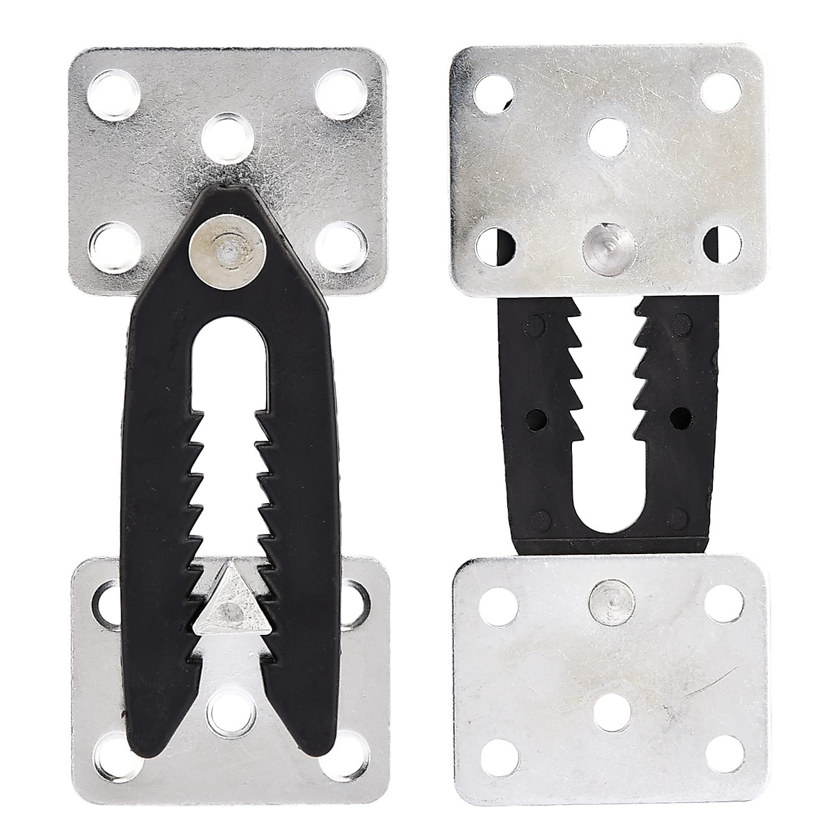 Carkio Sectional Couch Connector, 2 X Metal Sofa Joint Alligator Style Sectional Couch Connector