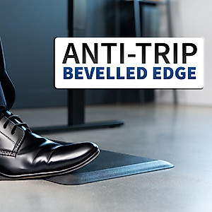 VIVO Anti-Fatigue 28 x 17 inch Comfort Mat for Standing Desks, Sit Stand Ergonomic Foot Support, MAT-F-V28D