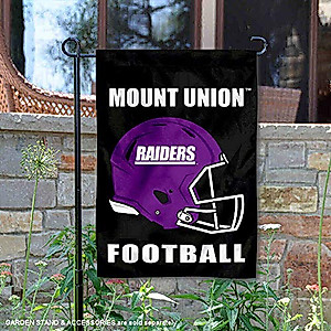 Mount Union Raiders Football Helmet Garden Flag