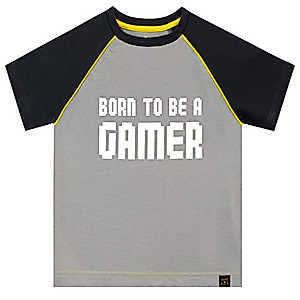 Harry Bear Boys Gaming Pajamas Grey Size 7