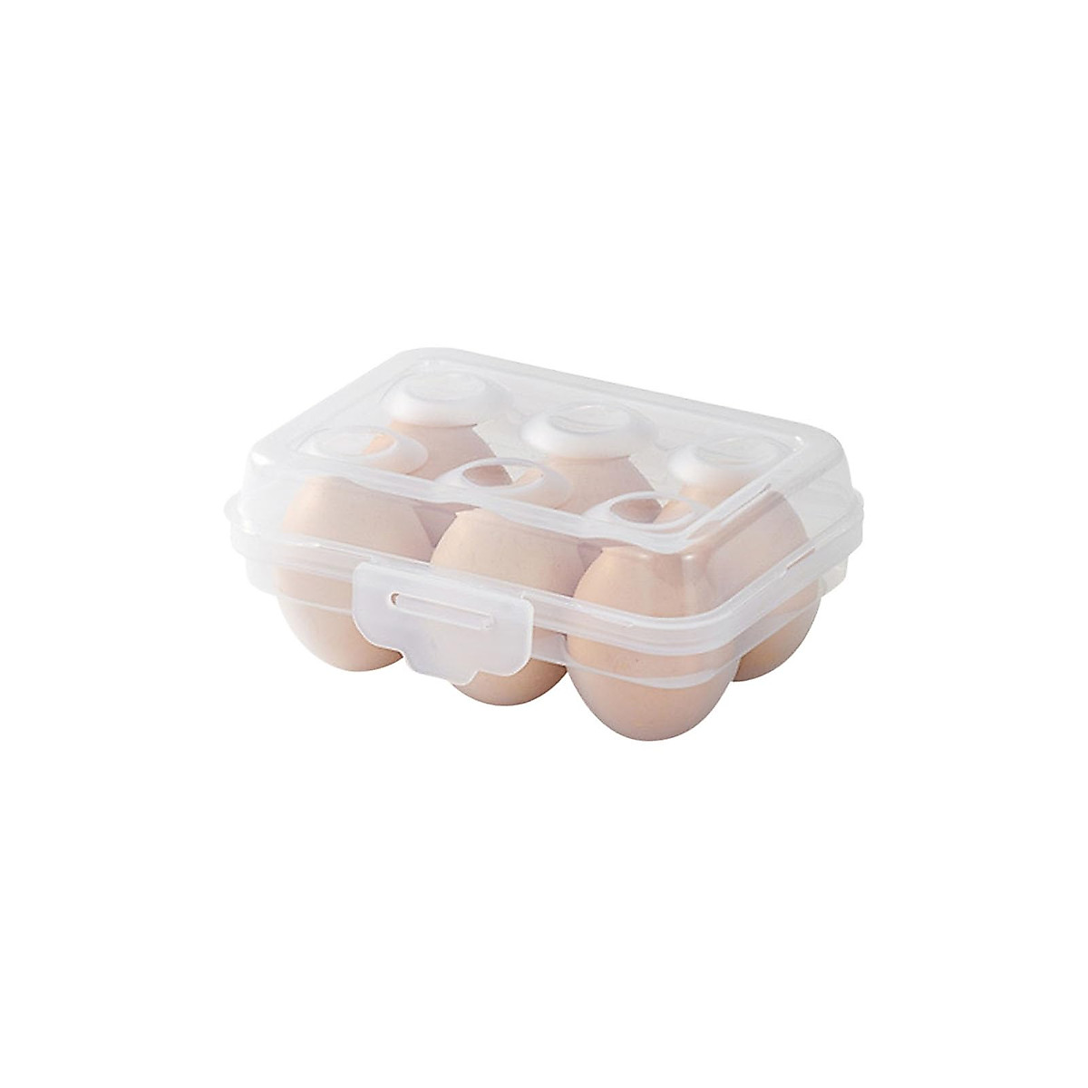 CENGNIAN Clear Egg Cartons, Egg Cartons Bulk Plastic Egg Holders for Home Ranch Chicken Farm Market Display 6/15/24-cavity (S)