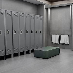 SISESOL Metal Locker Organizer for Work 66" Cabinets with Doors, Tall Narrow Storage Cabinet - Locker Storage Cabinets for School, Gym, Home, Office, Garage