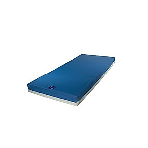 Drive Medical 15770 Gravity 7 Pressure Redistribution Mattress, Blue, 6.6 Foot (Pack of 1)