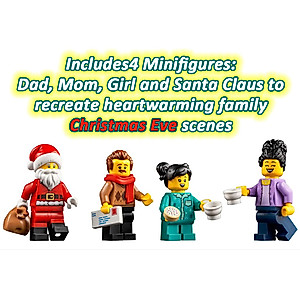 LEGO Icons 10293 Santa's Visit Winter Village Collections (1445 Pieces)