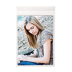 5 7/16" x 7 1/4" BOPP Flap Seal Bag 1.6 mil