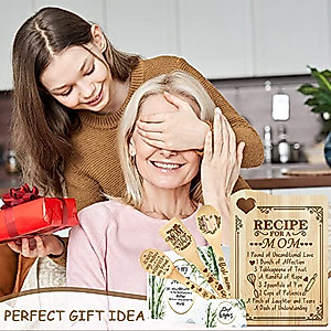 Mom Gifts, Mom Mothers Day Gifts, Gift for Mom from Daughters/Son, Mom Kitchen Gifts Cutting Board - Birthday Presents for Mom from Daughter - Mother Cooking Board with Utensil