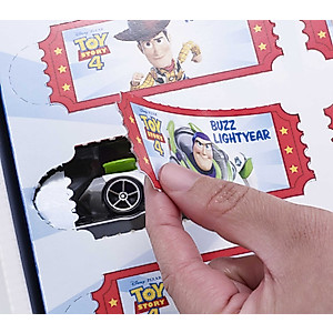 Hot Wheels Disney and Pixar Toy Story 4 Bundle of 6 1:64 Scale Character Cars: Woody, Buzz, Forky, Bo Beep, Rex & Ducky & Bunny [Amazon Exclusive]