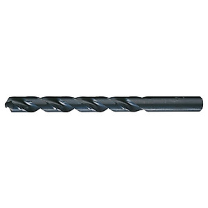 Cle-Line C22689 General Purpose Jobber Length Drill, High Speed Steel, Steam Oxide Finish, Straight Shank, 118-Degree Radial Point, 5/32" Drill Diameter (Pack of 12)