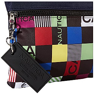 Nautica womens Nautica Pennant Nylon Adjustable Crossbody, Indigo, One Size US