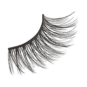 KISS Magnetic Eyeliner & Lash Kit, Tempt, 1 Pair of Synthetic False Eyelashes With 5 Double Strength Magnets and Smudge Proof, Biotin Infused Black Magnetic Eyeliner with Precision Tip Brush