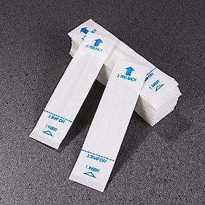 Exceart 200pcs Digital Thermometer Covers Electric Thermometers Probe Sleeves Disposable for Oral Armpit Rectal Digital Thermometer Blue